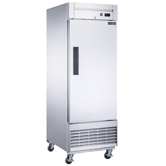 D28F Single Door Commercial Freezer in Stainless Steel